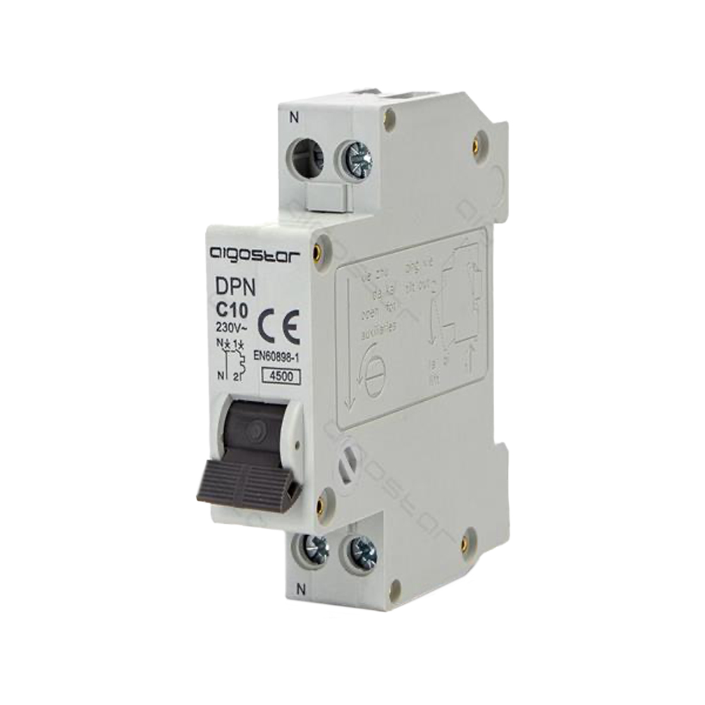 AIGOSTAR INTERRUPTEUR MAGNÉTIQUE THERMIQUE 1 GANG 1 P+N VOLT 230 A 10 KA 4,5 BIPOLAIRE | Leroy ...