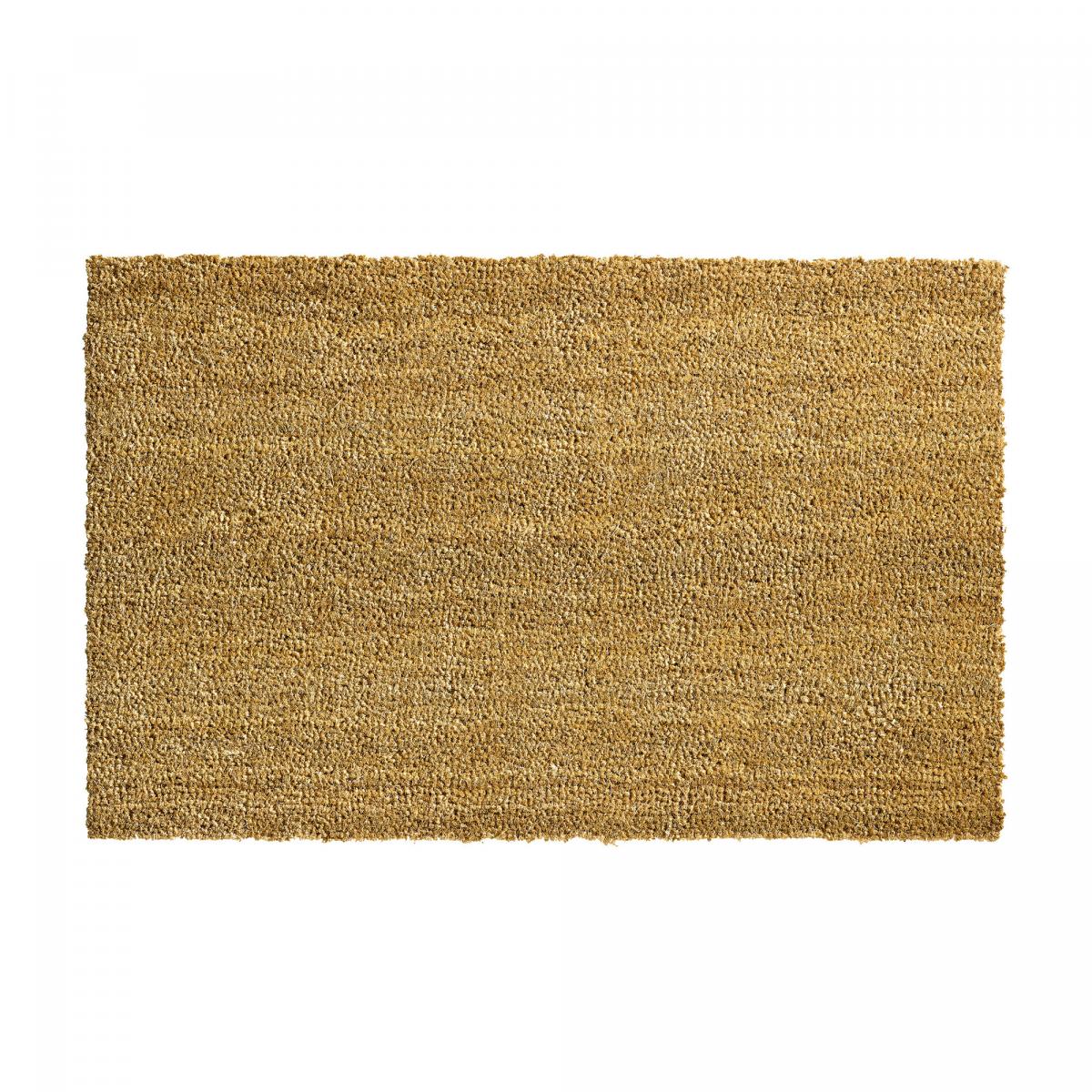 Paillasson 60x120 tissé en coco motif uni ECO COCO beige | Leroy Merlin