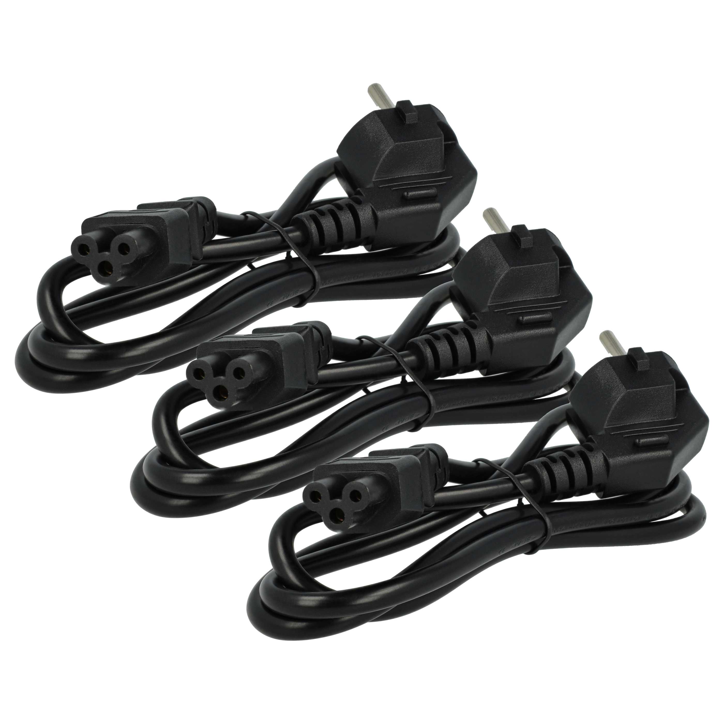 Vhbw 3x Câble connecteur euro type F compatible avec Vorwerk VR200 ...