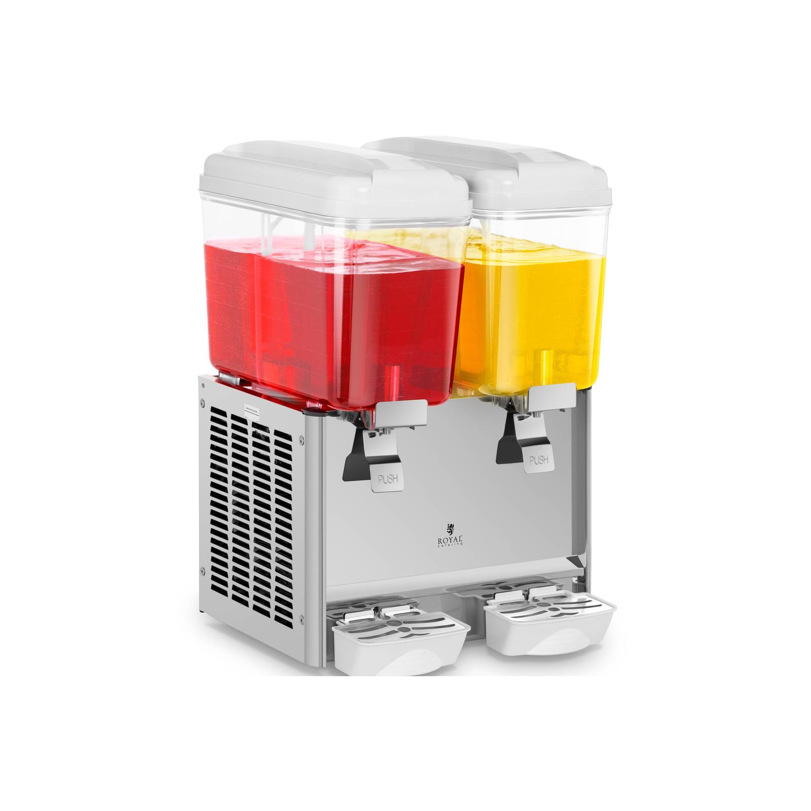 Distributeur de jus - Royal Catering - Capacité: 2 x 18 l - Puissance ...