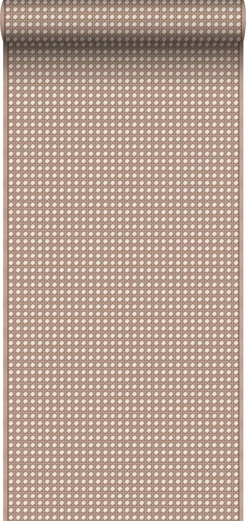 Papel pintado rombo marrón - 53 cm x 10 m - Sanders & Sanders | Leroy ...