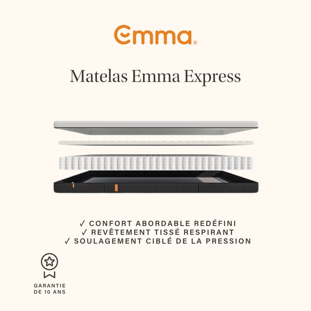 Matelas emma 140 x 190 au meilleur prix | Leroy Merlin