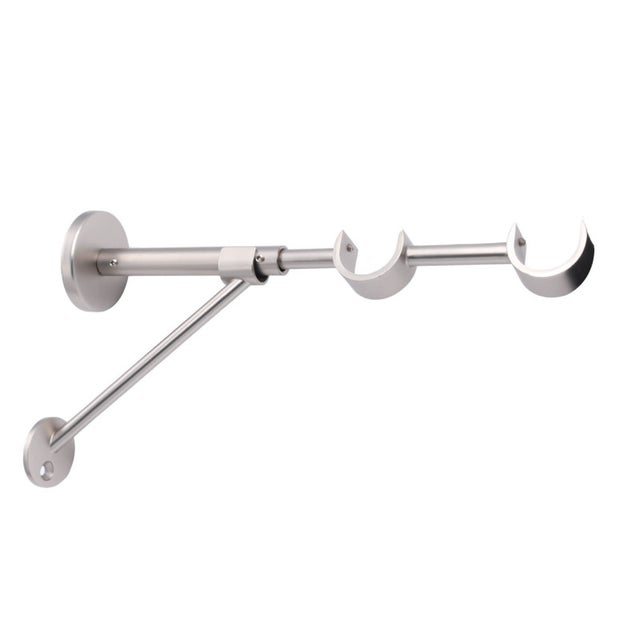 Support double tringle à rideau au meilleur prix | Leroy Merlin