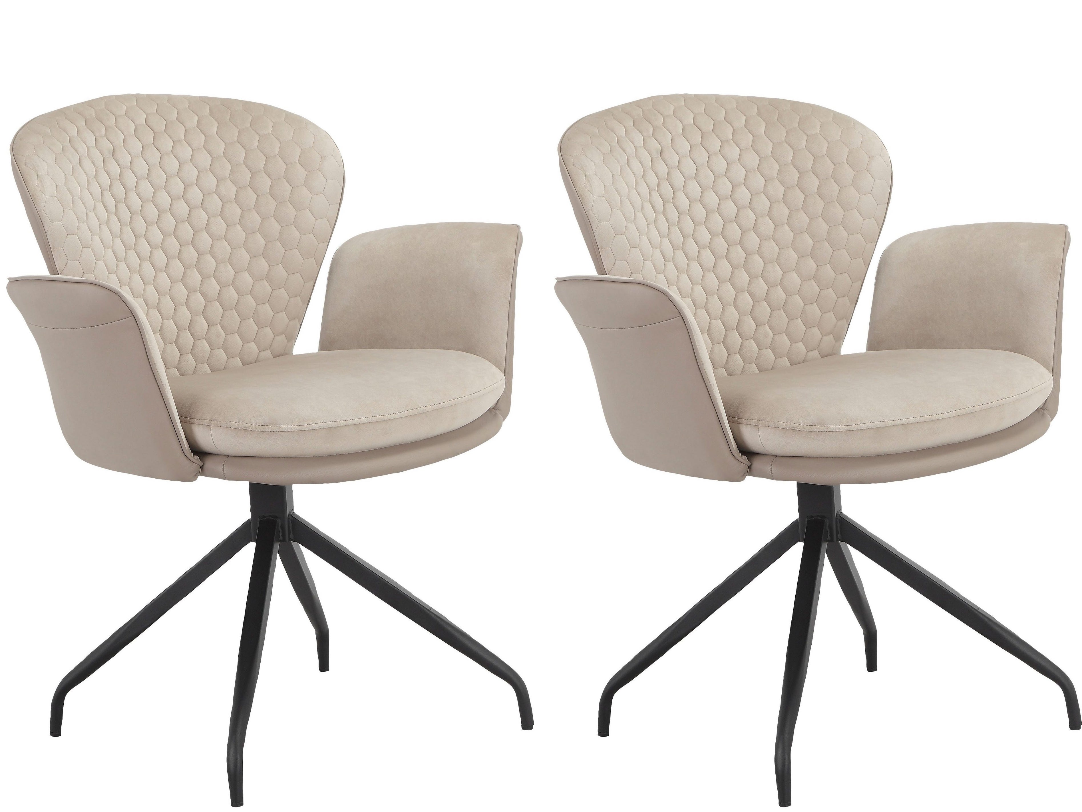 Chaise de salle à manger 2 pièces taupe | Leroy Merlin