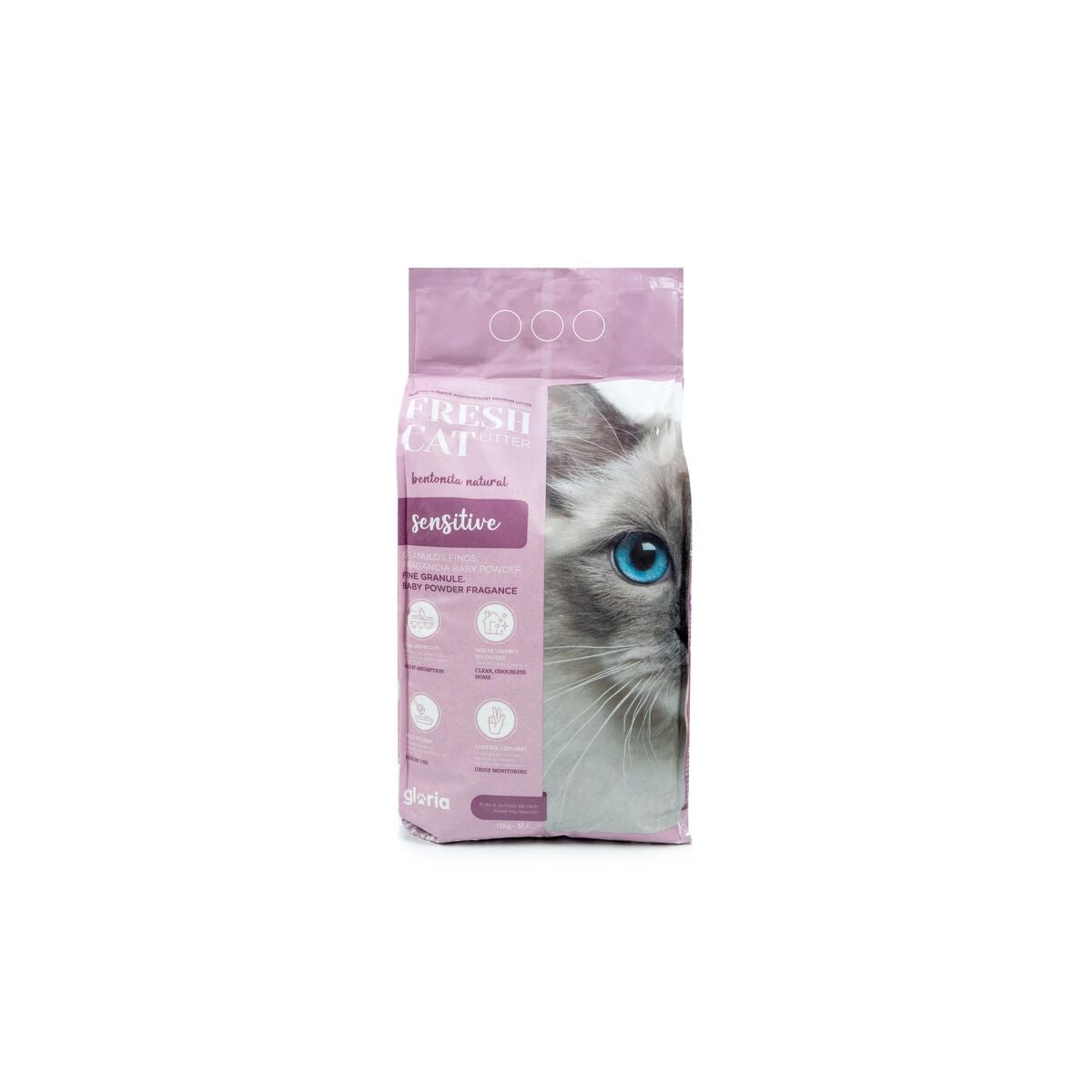 Sable pour chats Gloria Bentonita Premium Sensitive 15 kg | Leroy Merlin