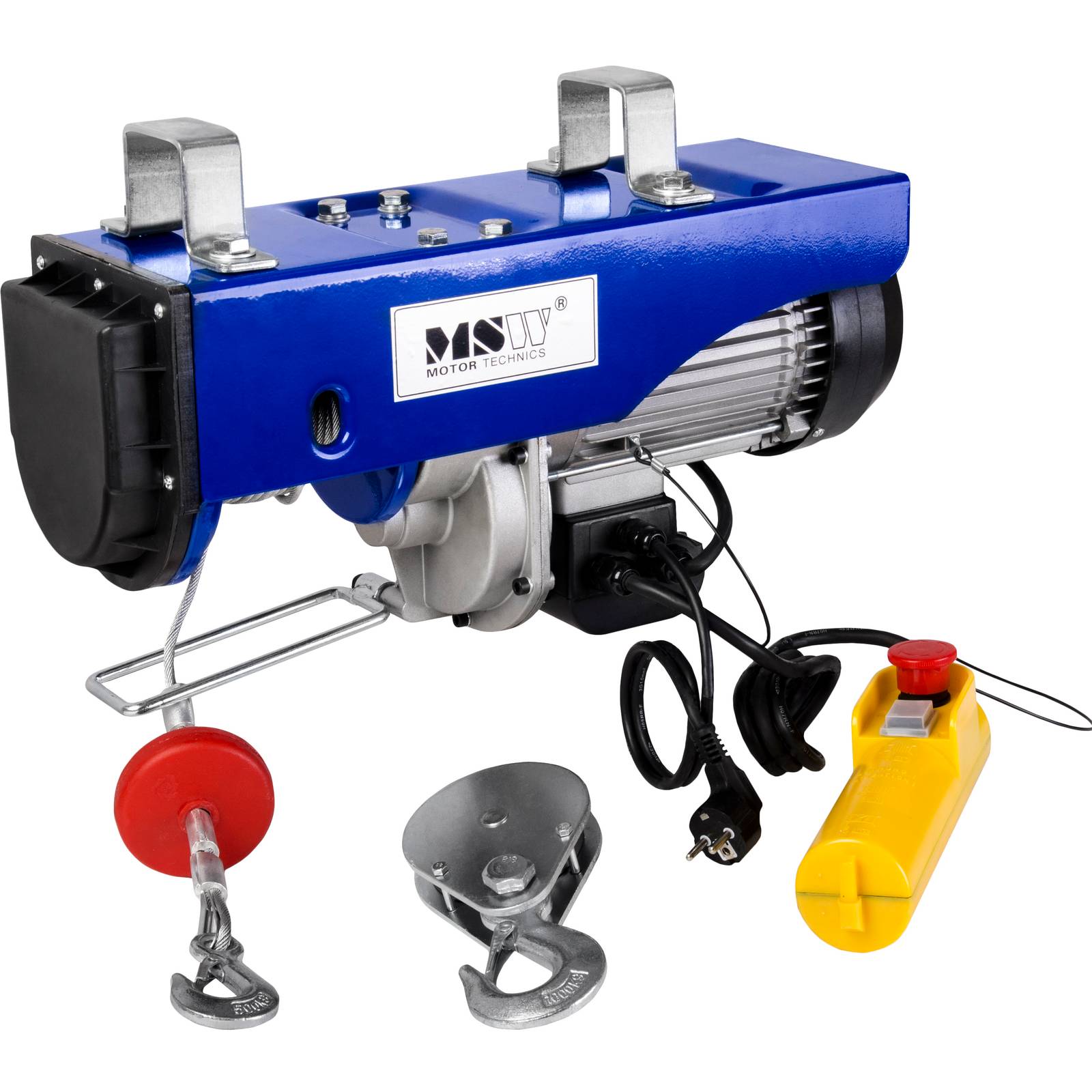 Verricello Argano Winch Elettrico 990Kg Cavo Di 12 5M! 230V Per Tutti I ...