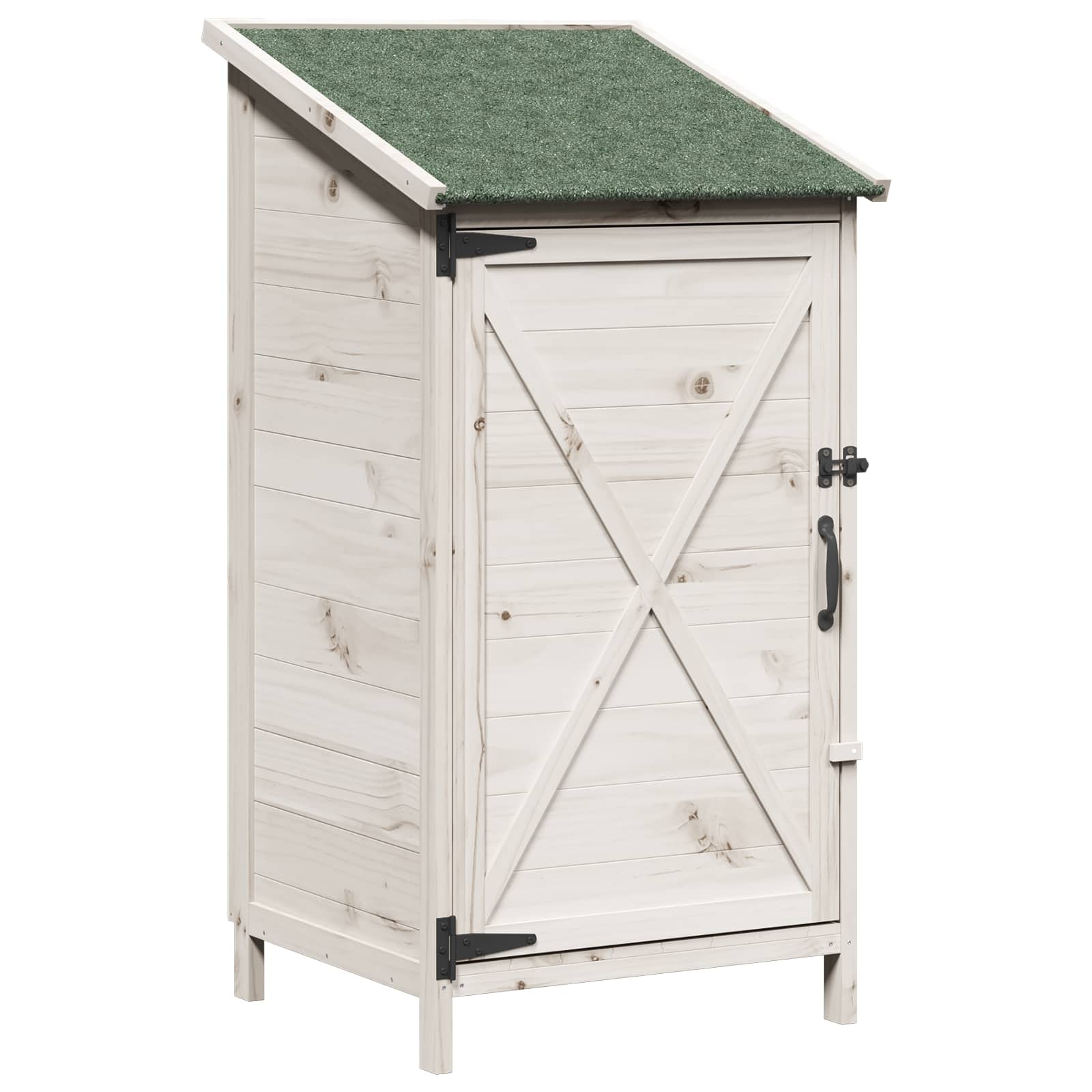 Abri de jardin - Cabane de jardin - Abri de stockage Blanc 59,5 x 56 x ...