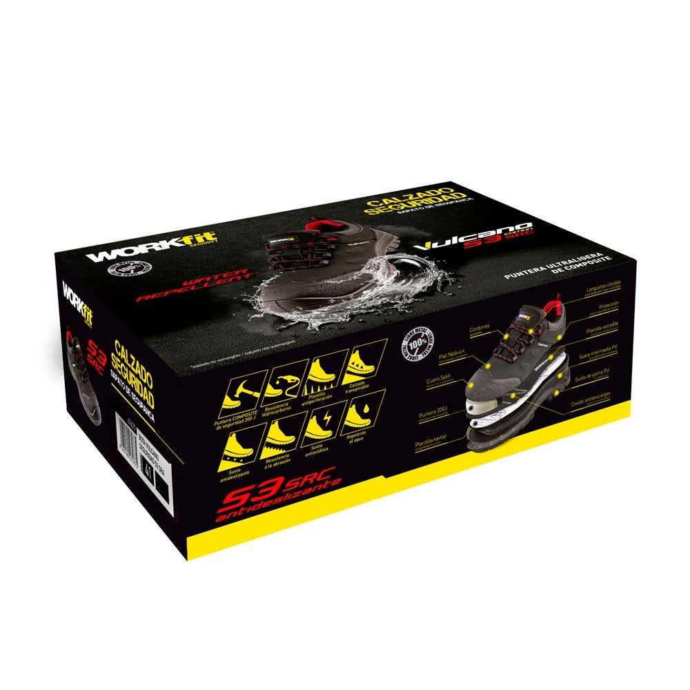 Chaussure de sécurité Workfit vulcano s3 src nº38 | Leroy Merlin