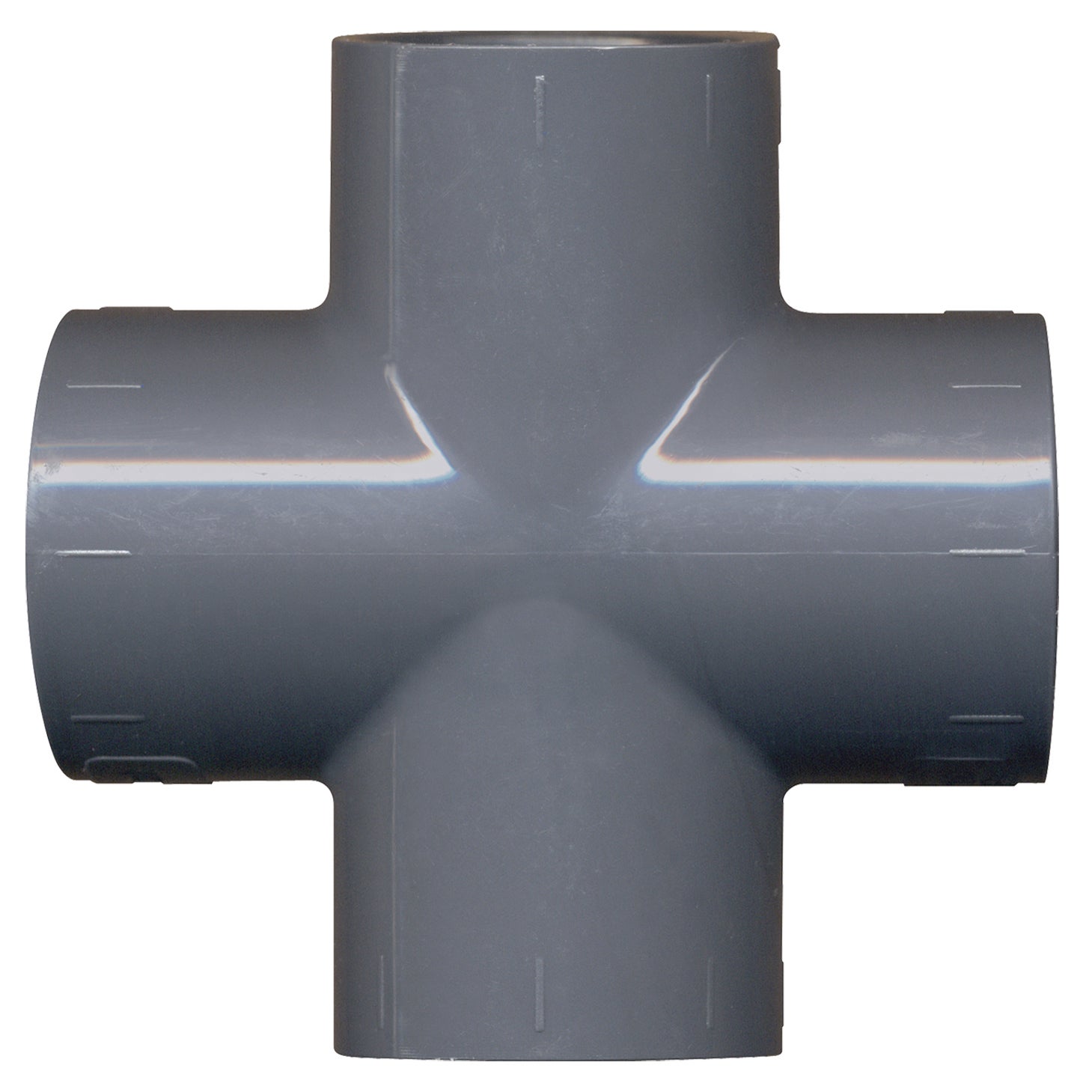 Raccord PVC pression en croix Jardibric 25 mm gris 16 bars | Bricoman