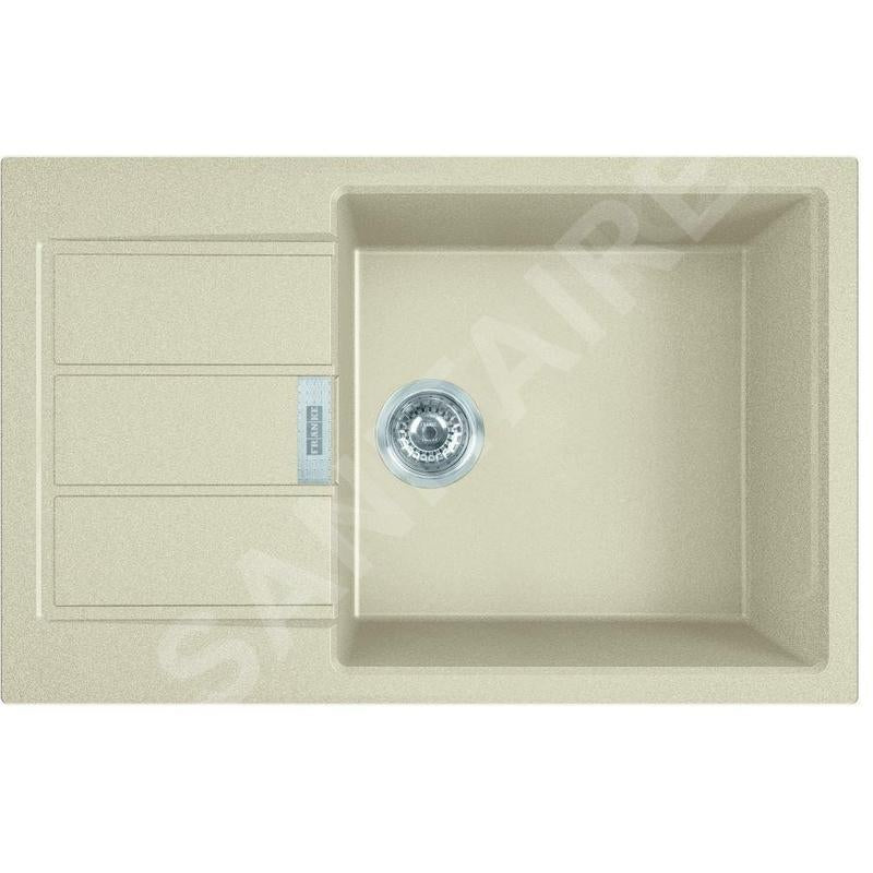 Franke Sirius 2.0 - Évier en tectonite S2D 611-78 XL, 780x500 mm, beige ...
