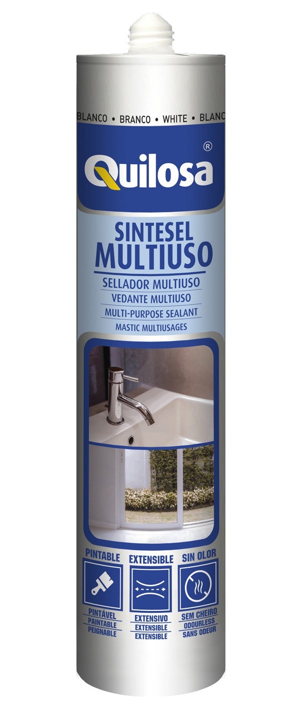 Sellador Sintetico Multiusos 300 Ml Quilosa Transparente | Leroy Merlin