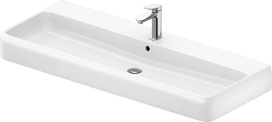 Duravit Qatego lavabo à poser, 1200x470mm, avec trop-plein, dessous ...