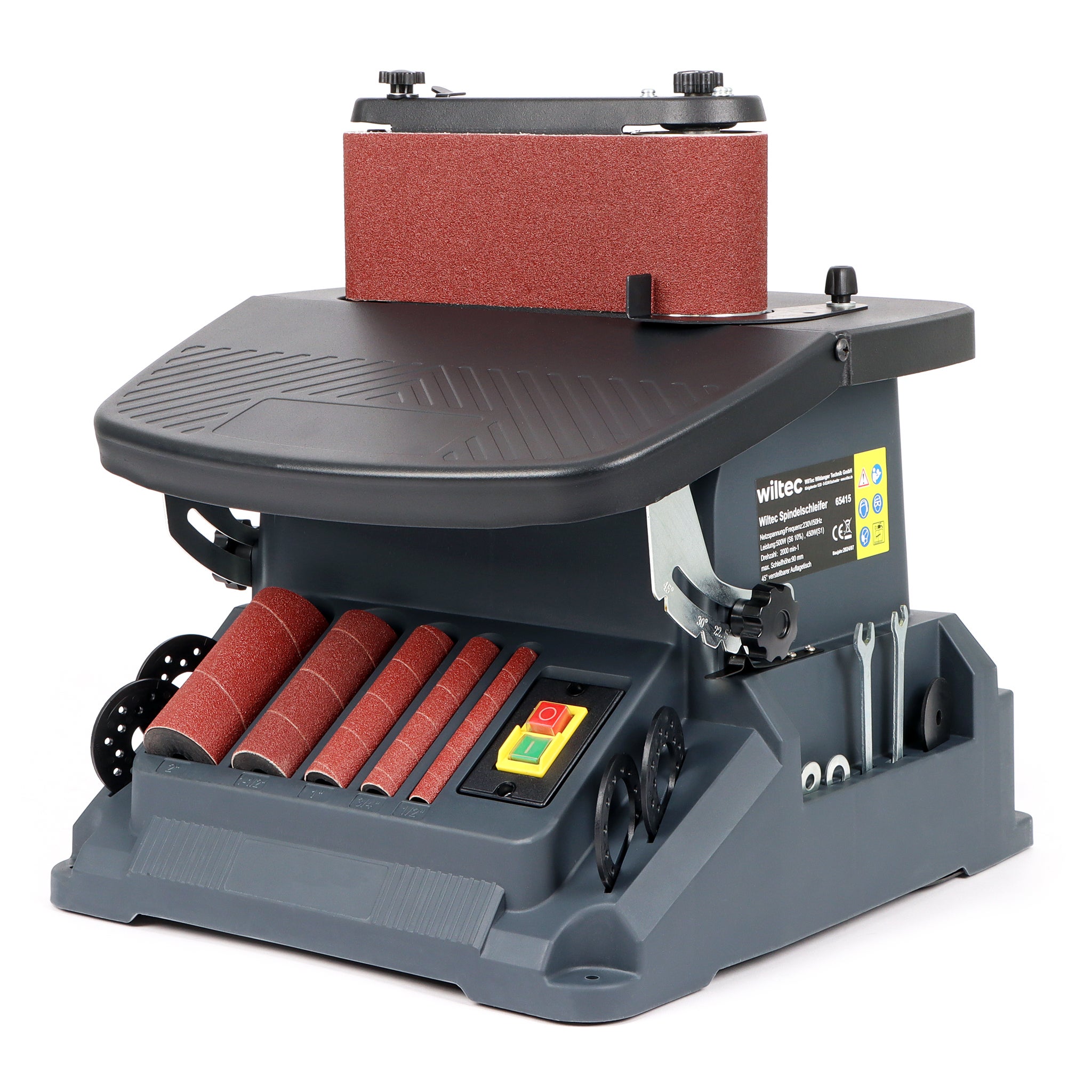 Wiltec Levigatrice a mandrino oscillante 500 W, 2000/min, funzionamento ...