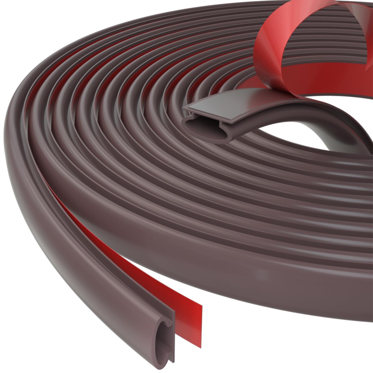 Joint d'isolation Porte Fenêtre 6M - Boudin PVC Brun pour Étanchéité et ...