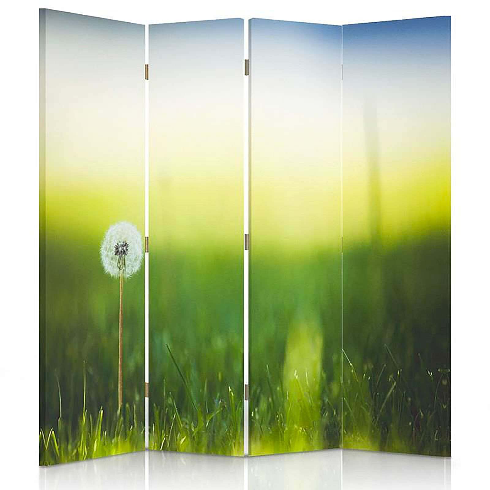Paravent Décoratif Pissenlit Champ Verdoyant Design Zen - 145 x 180 cm ...