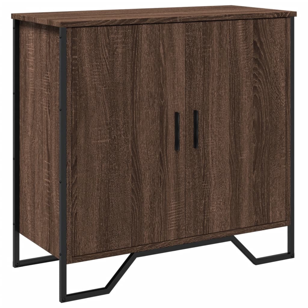 Buffet，Meuble de Rangement，Bahut chêne marron 78x35,5x74,5 cm bois d ...