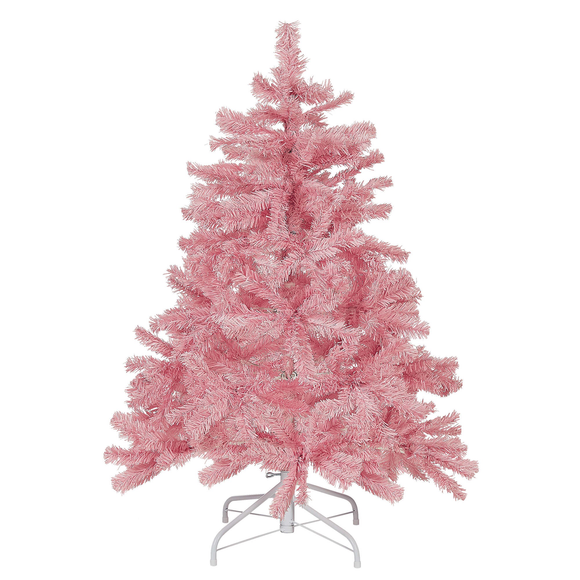 Sapin de Noël FARNHAM 120 cm Rose | Leroy Merlin