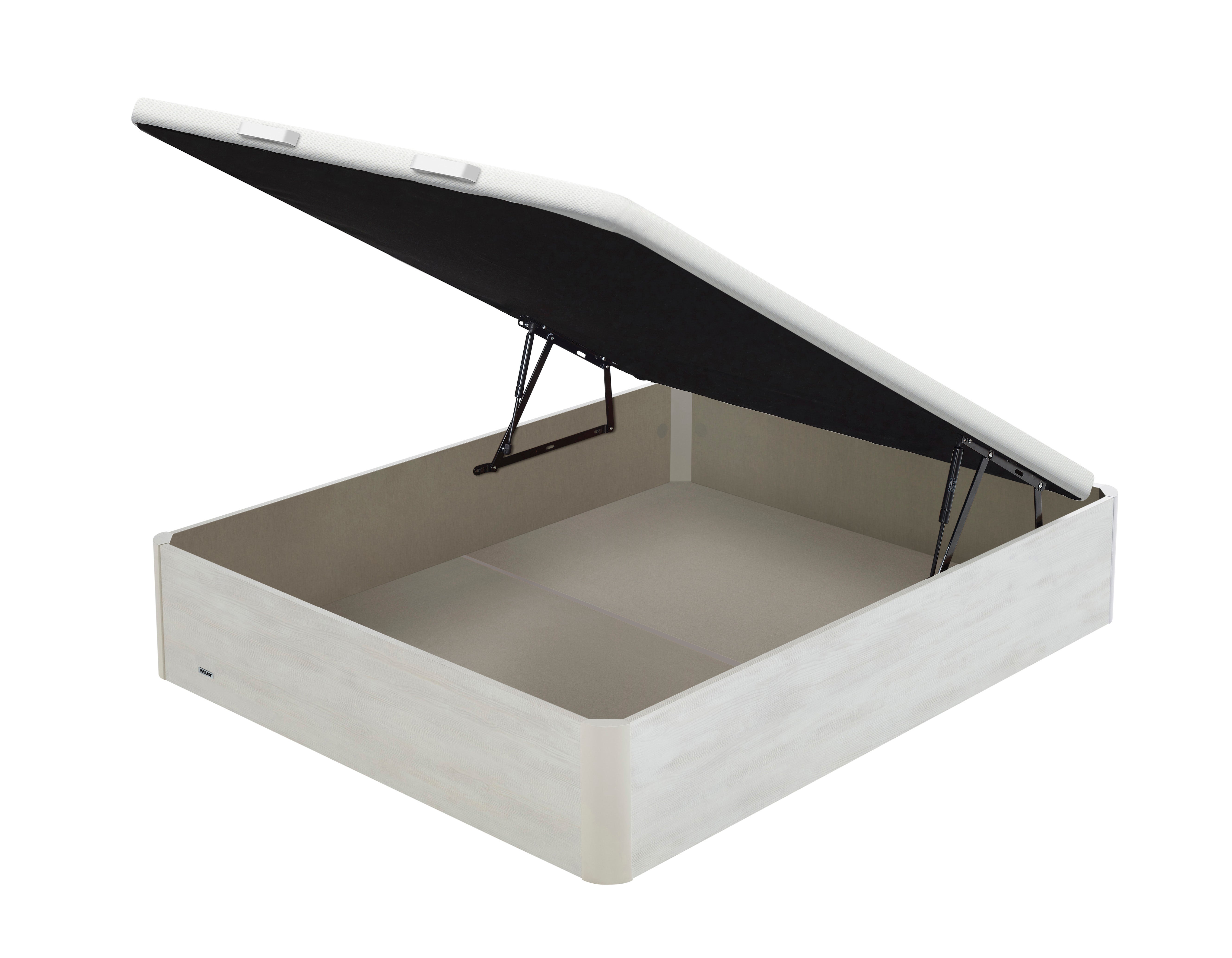 Canapé Abatible Flex Madera 25 Blanco Veta 150X200 (Montaje Incluido ...