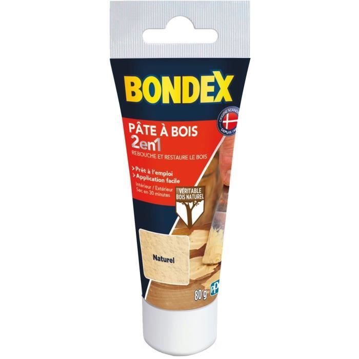 Pasta de madera natural - BONDEX - 420480 - 80 g | Leroy Merlin