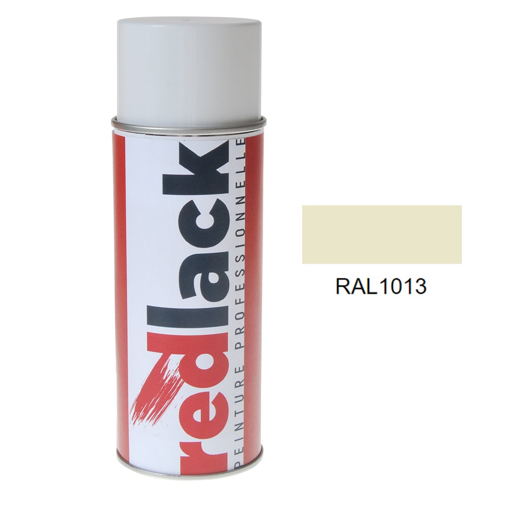 Redlack Peinture aérosol RAL 1013 Satiné multisupport | Leroy Merlin