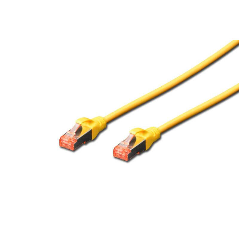 Digitus cable de red awg27 cat6 s/ftp lszh 0.25m amarillo dk-1644-0025/y | Leroy Merlin
