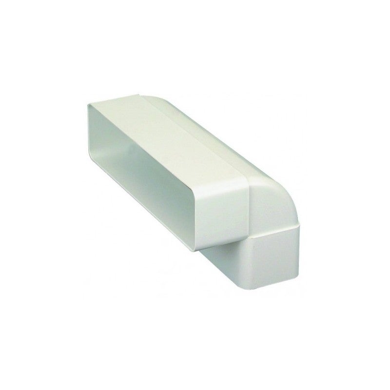 Coude 90° vertical rectangulaire 55x220 plastique - CV 55x220 - 460009 ...