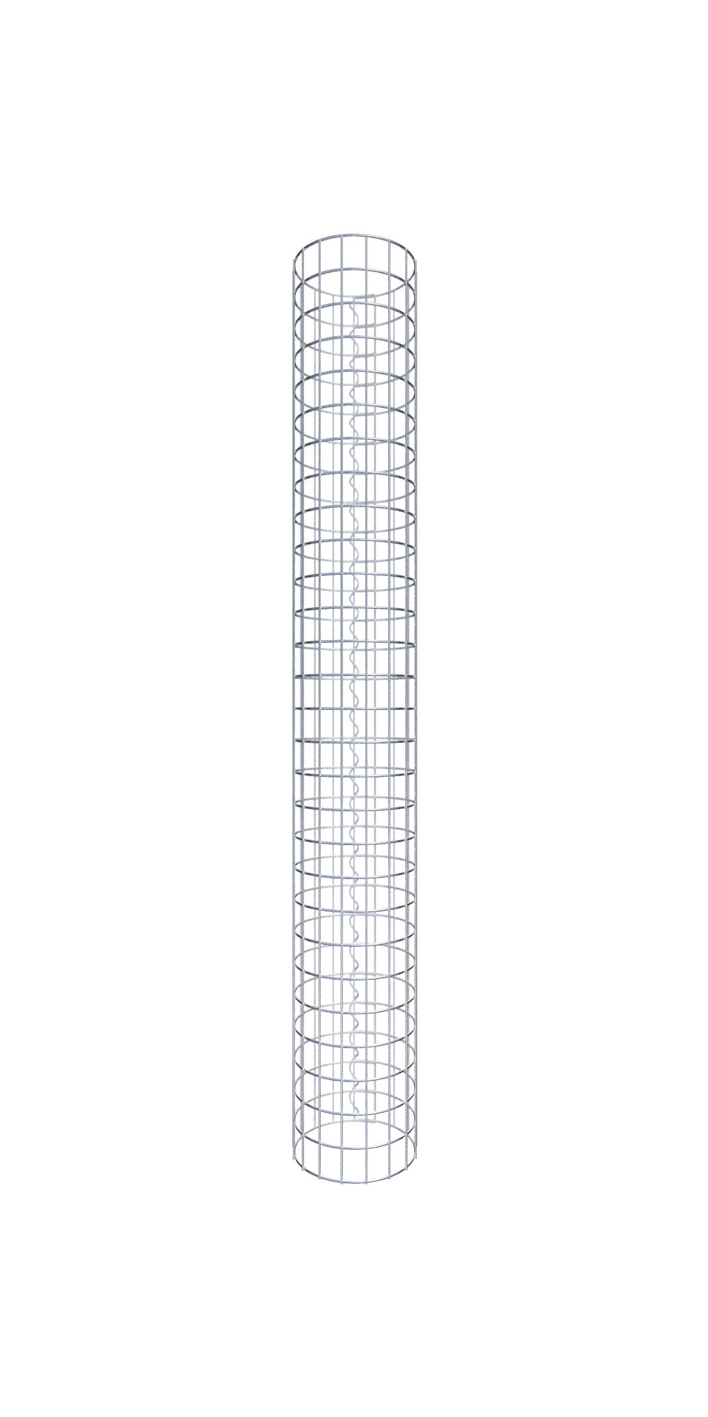 Colonne de gabion ronde, diamètre 27 cm, maille 5 x 5 cm - Hauteur ...
