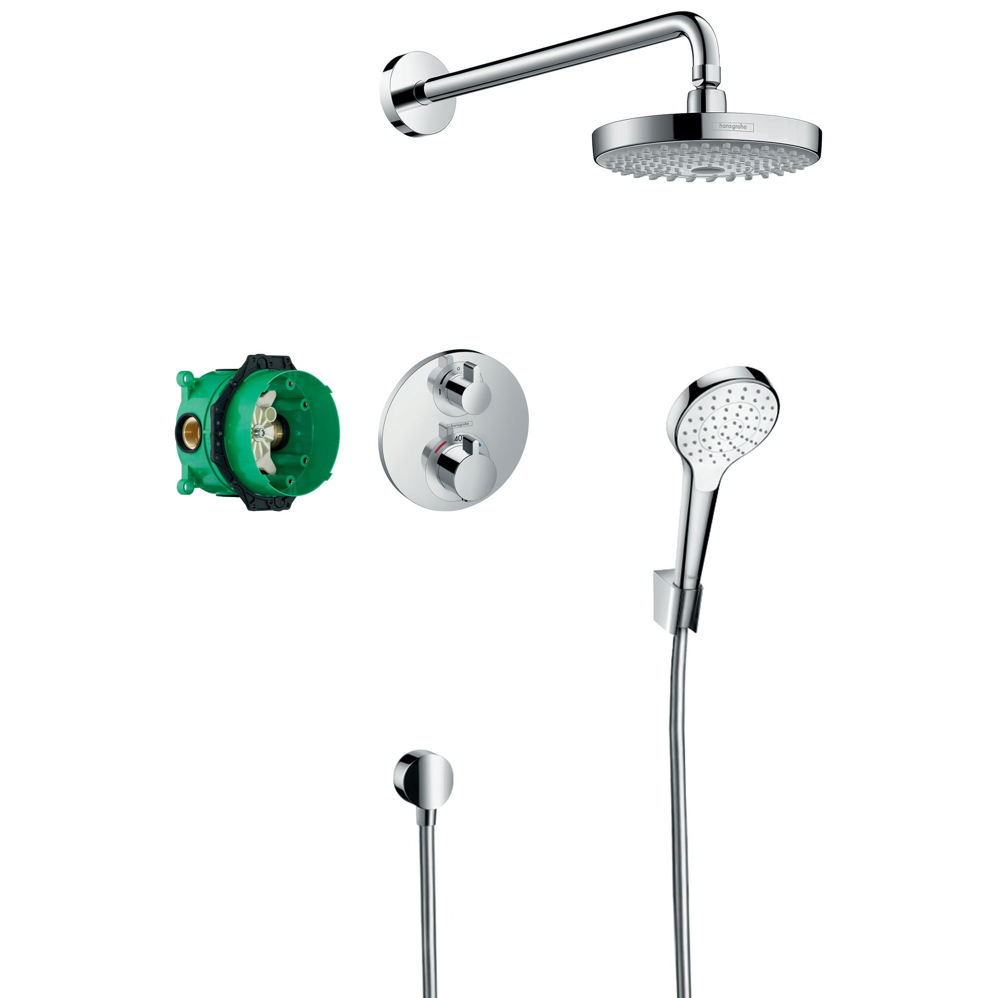 Hansgrohe Pack Design Showerset Croma Select S Ecostat S Chromé