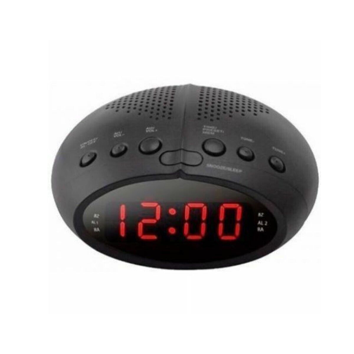 RADIO ALARMA DIGITAL PANTALLA LED ROJA RADIO RELOJ DE CABEZA FM CR-2466 ...