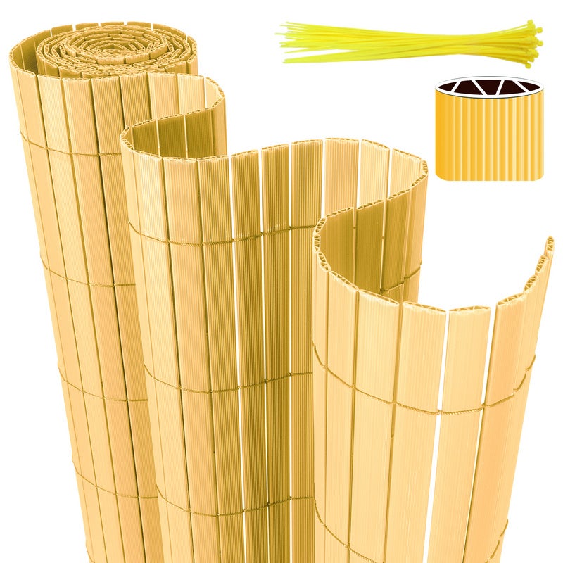 140x500cm PVC Privacy Screen Visibility Screen con Cable Ties UV y ...