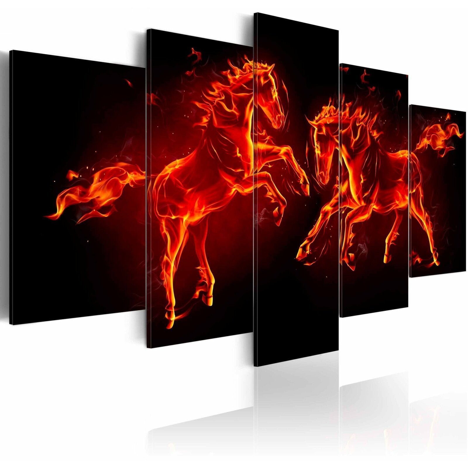 Tableau chevaux fougueux | Leroy Merlin