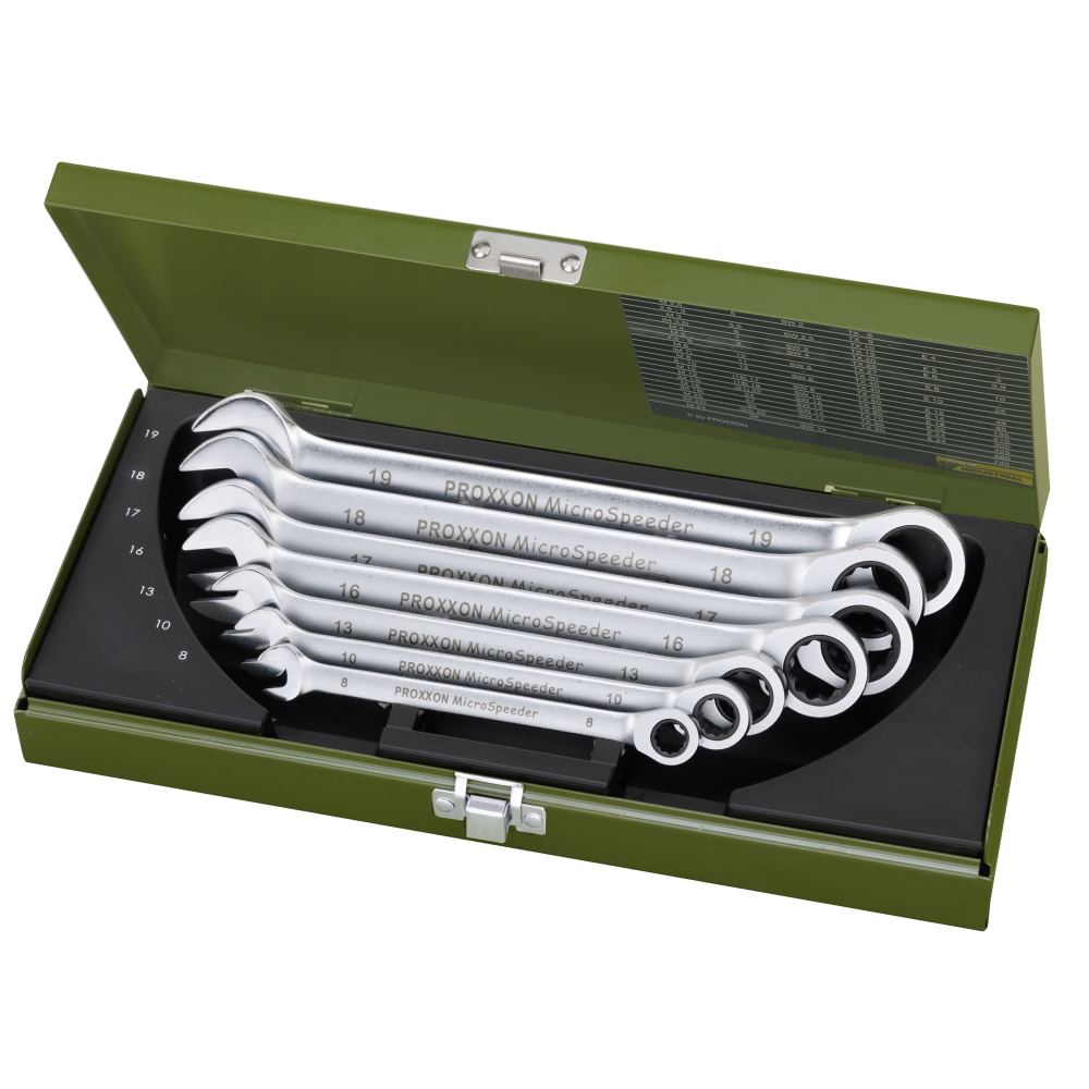 Proxxon Kit MicroSpeeder en version standard 8-10-13-16-17-18-19 mm ...
