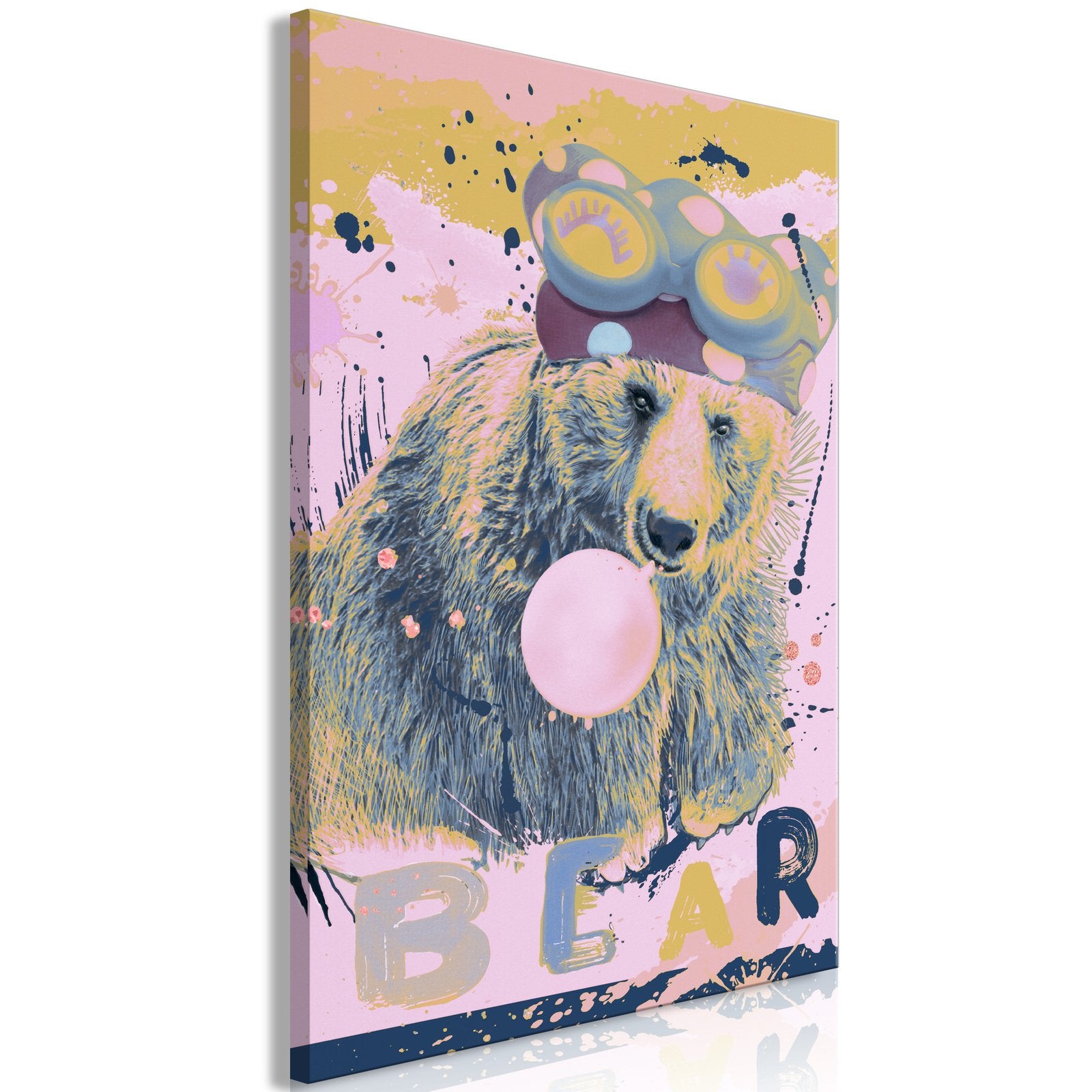 Tableau Teddy Bear and Balloon (1 Part) Vertical | Leroy Merlin