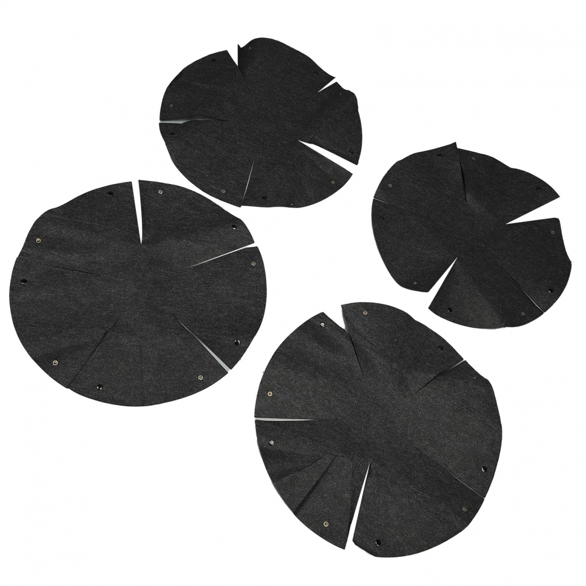 Lot de 4 paniers de fleurs en tissu de remplacement en feutre ...