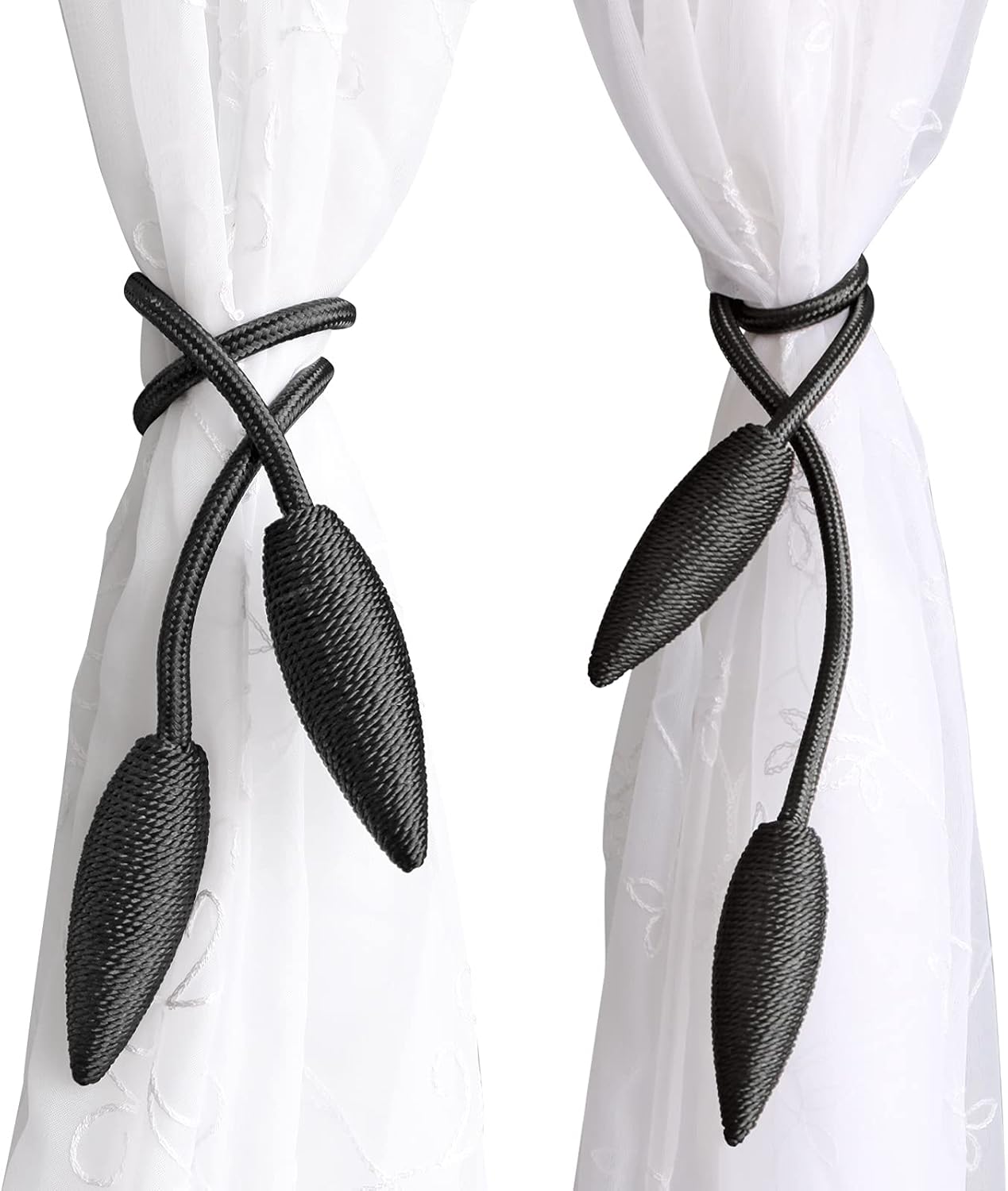 Lot de 2 pinces à rideaux, attaches torsadées créatives, décoration de ...