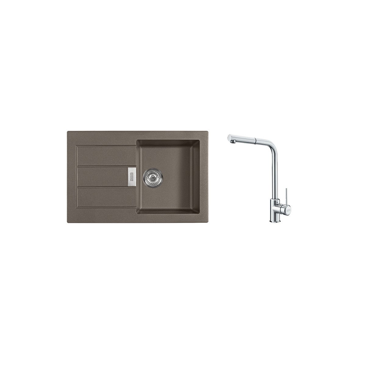 Pack Franke Sirius Tectonite Sid611-78 + Mitigeur Sirius Plus - Coloris ...