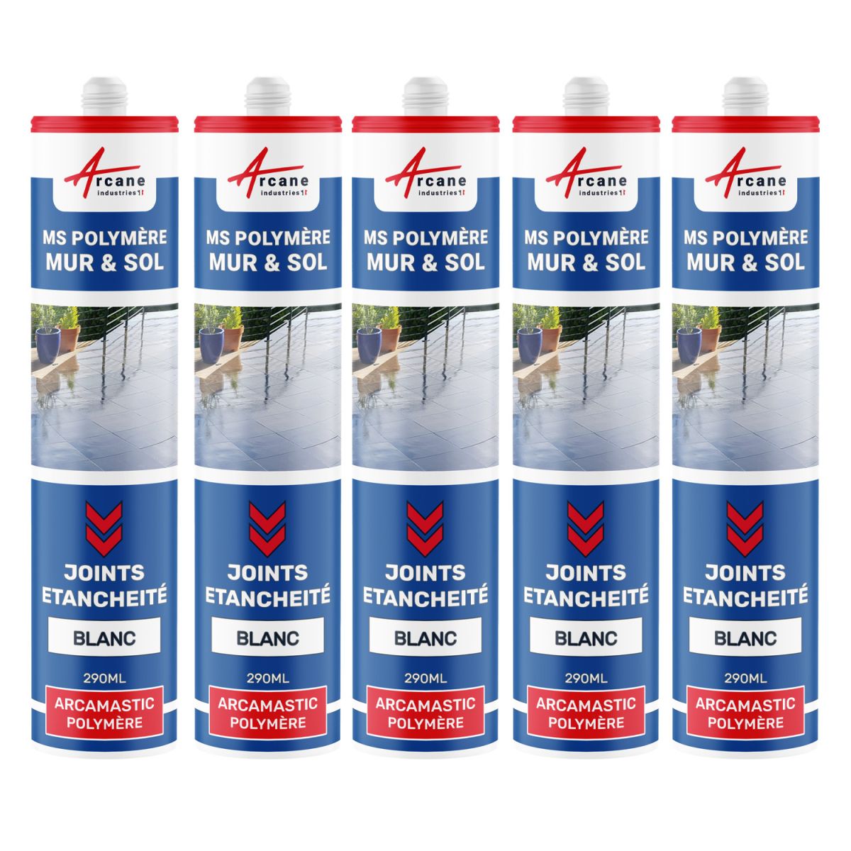 Mastic Colle MS Polymère, étanchéité des sols et murs : ARCAMASTIC ...