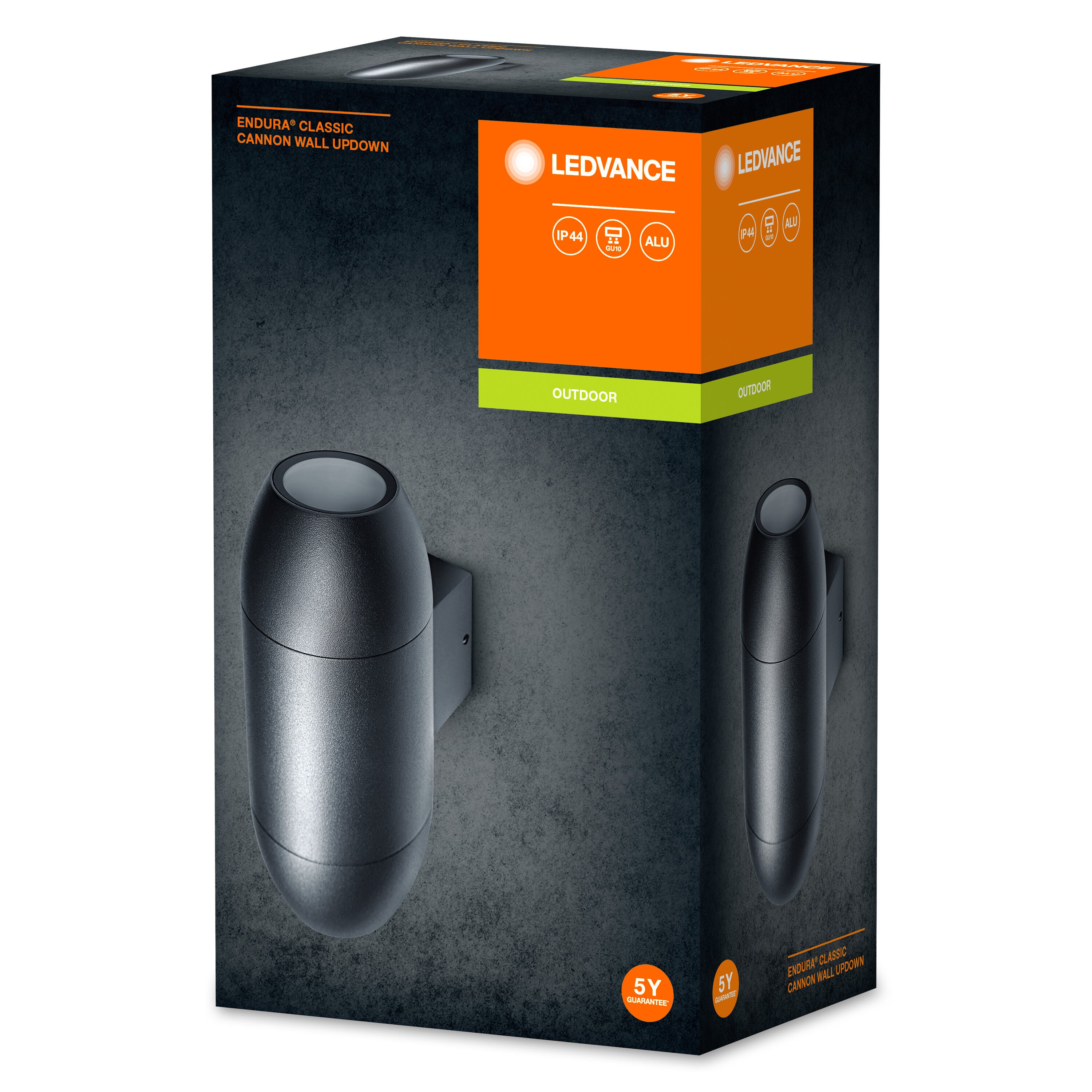 LEDVANCE LED Lumière murale pour 2x ampoules GU10, lumière de design ...