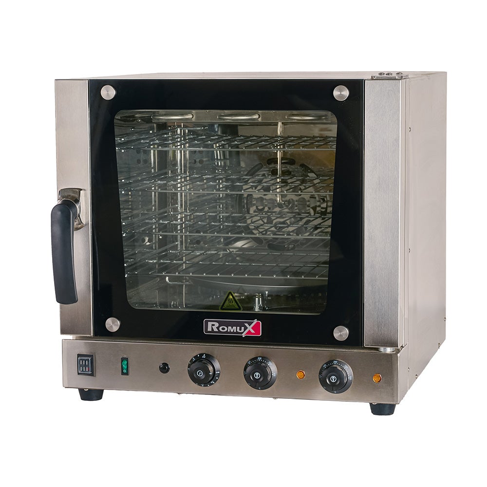 Romux® Horno de Conveccion Eléctrico Industrial 4 Bandejas de 43x32 cm ...