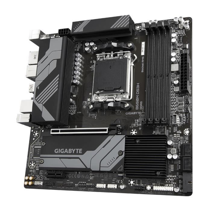 Gigabyte B650M DS3H Motherboard AMD B650 Socket AM5 Micro ATX | Leroy ...