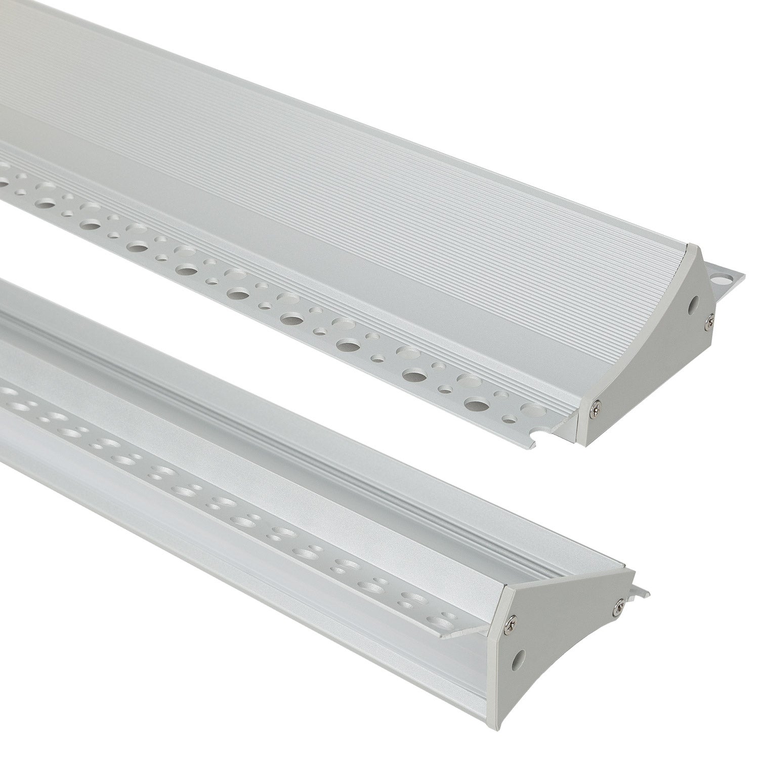 Profilé Aluminium Encastré dans Plâtre/Placo pour Rubans LED jusqu'à 20 ...
