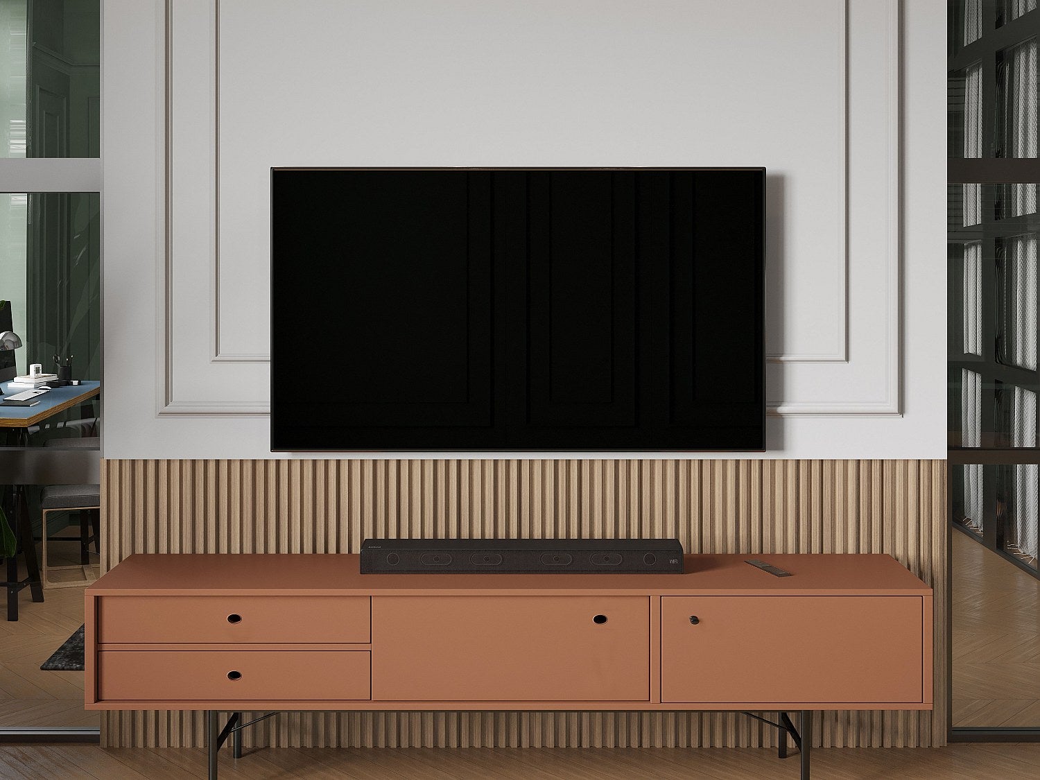 Panel mural 3D - Pack de 3,71 m² - Color madera natural claro ...