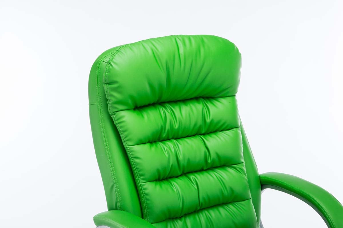 Sillón de oficina con ruedas y mecanismo basculante hasta 235 kg en PVC ...