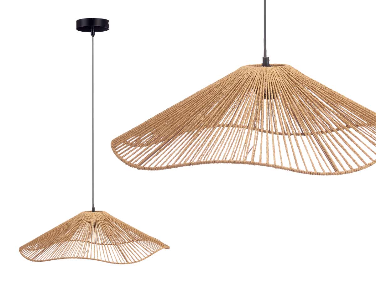 Lampe de plafond Sami 55cm corde volante / Lampe pendante | Leroy Merlin