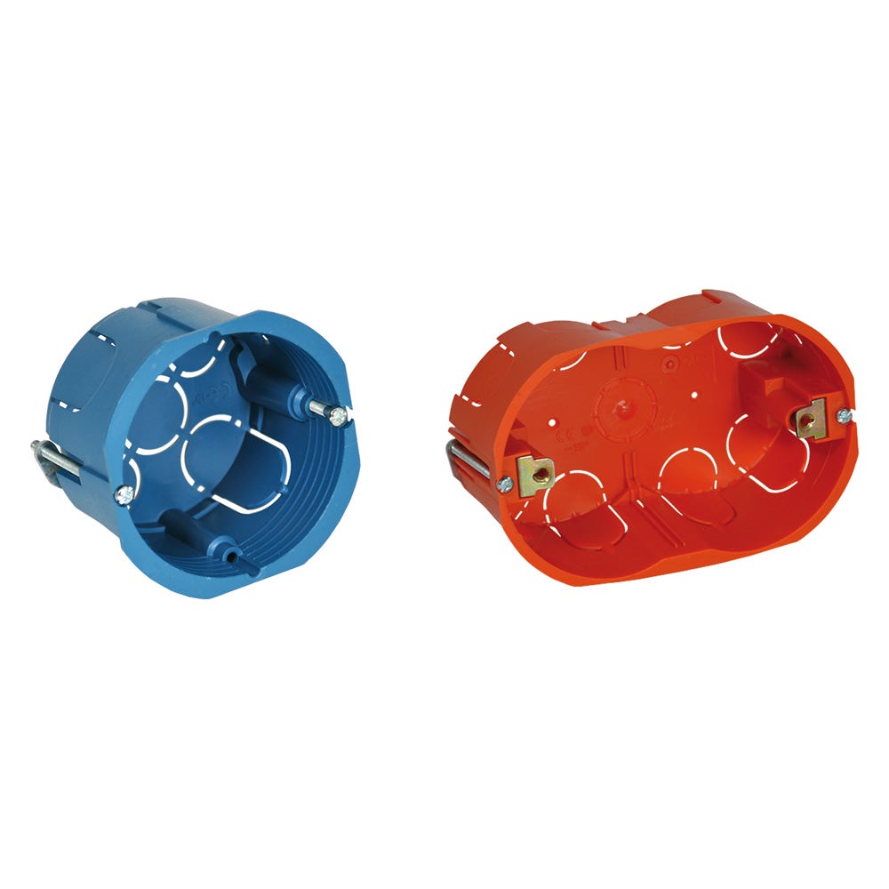 CAISSON ENCASTRÉ POUR MUR EN PLAQUES DE PLÂTRE 60 x 40 mm - 2 places ...