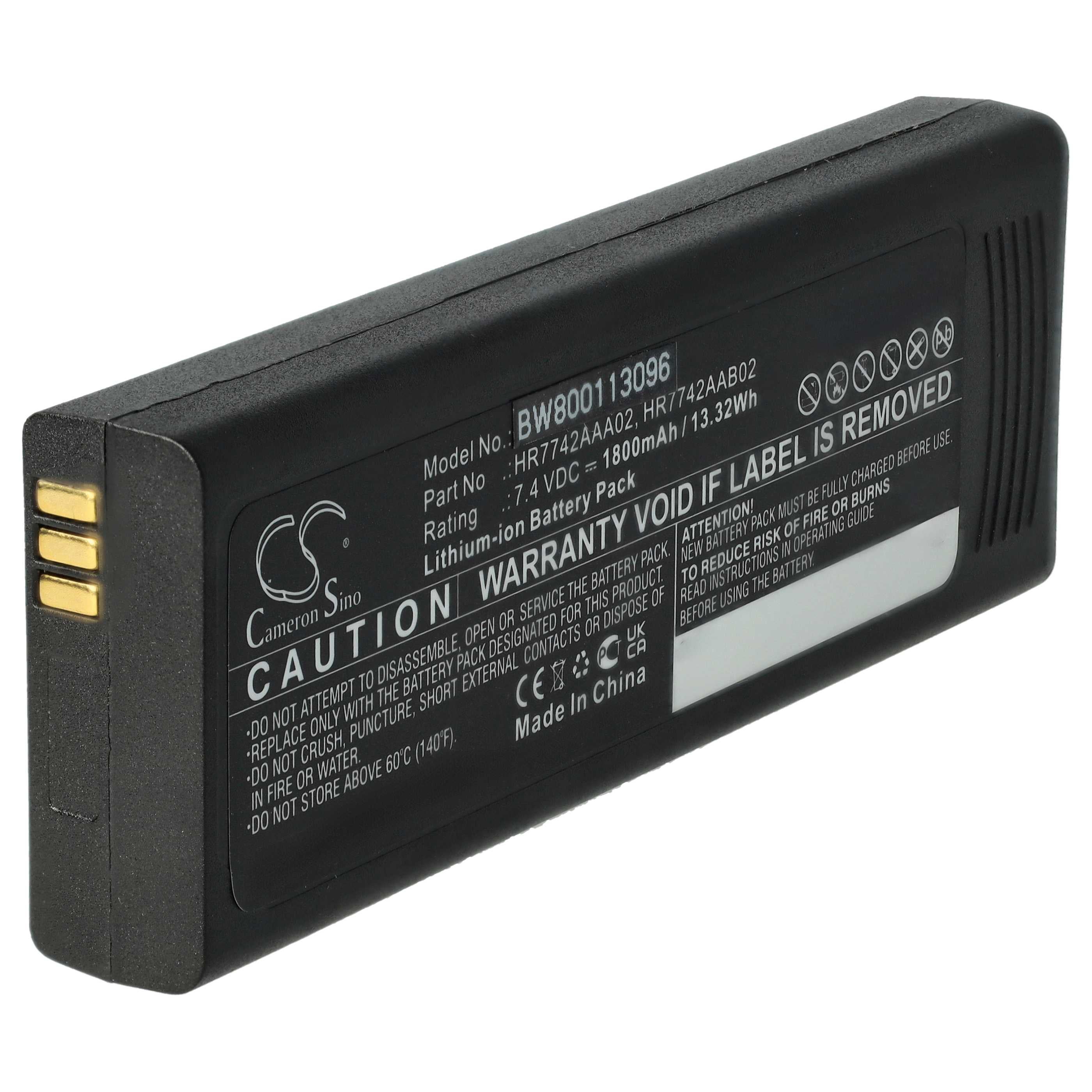 Vhbw Batterie compatible avec Cassidian TPH700, P3G radio talkie-walkie ...