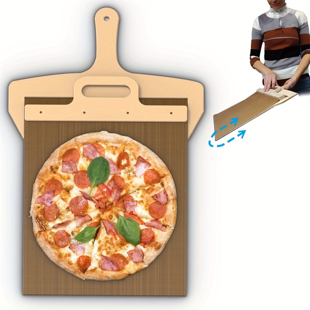 Planche à pizza coulissante avec poignée pratique et revêtement ...