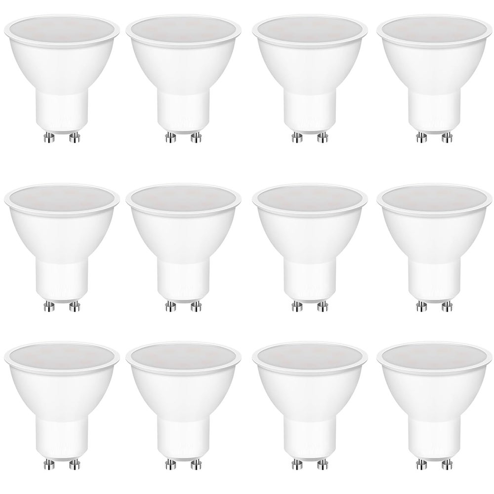 Lot de 12 ampoules LED GU10, équivalent 5 W, 3 000 K, 400 lm, angle d ...