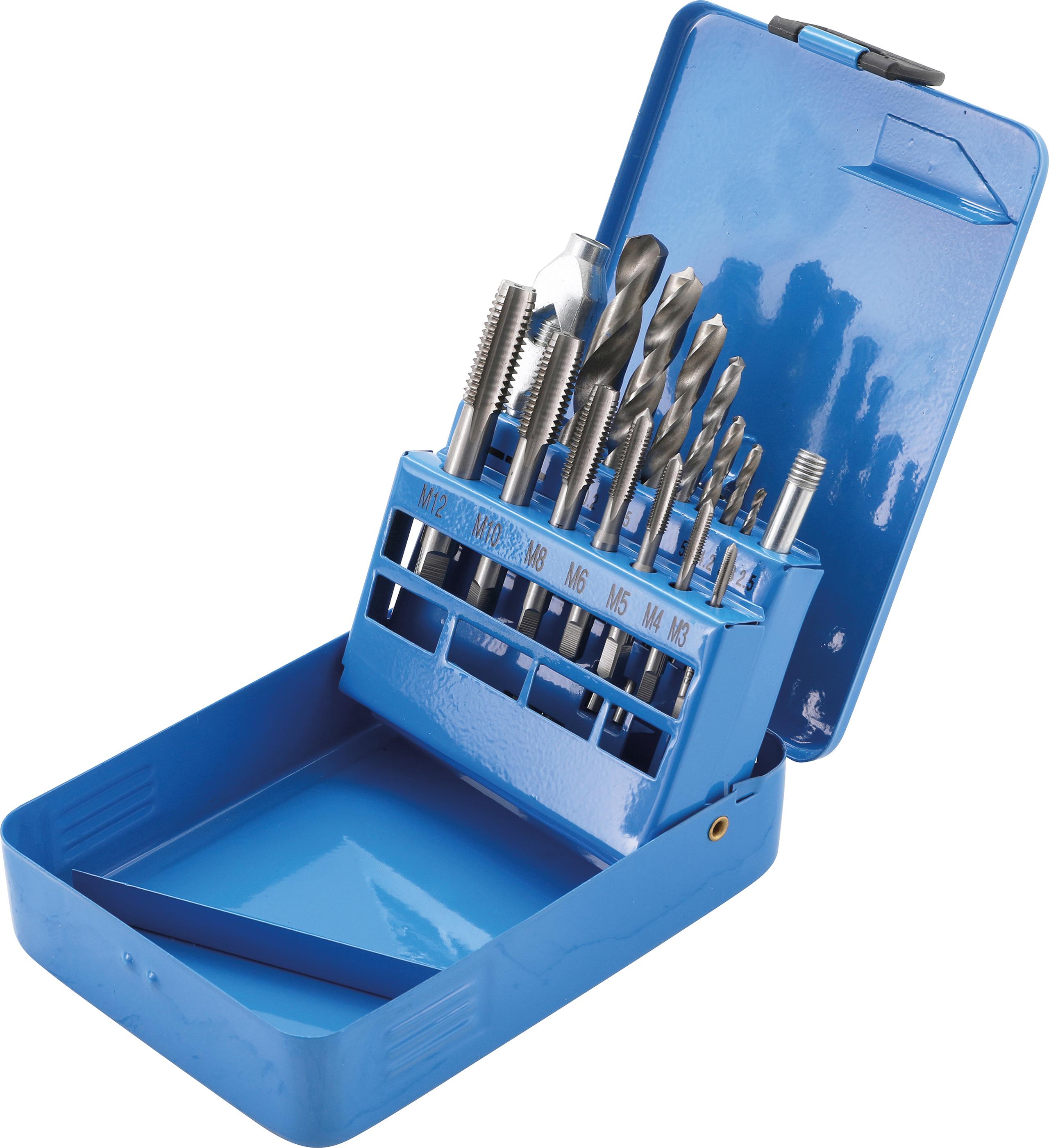 BGS Jeu de tarauds et mèches HSS | M3 - M12 / 2,5 - 10,2 mm | Leroy Merlin