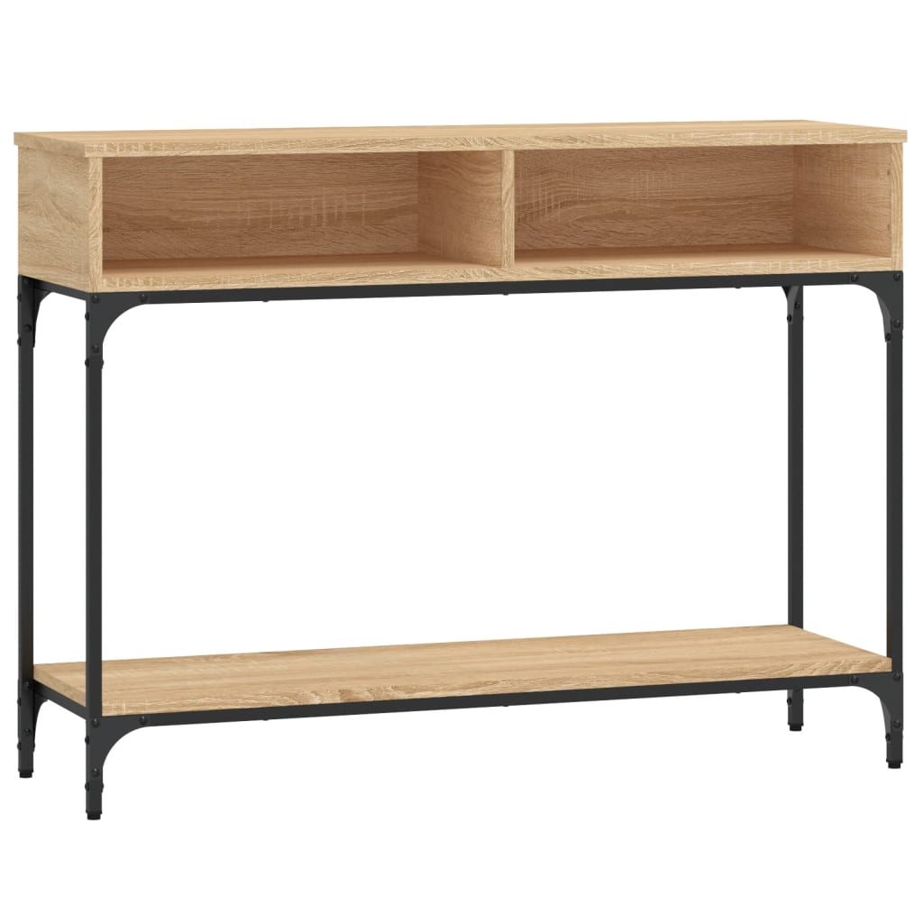 Console en bois contrecollé chêne Sonoma 100x30,5x75 cm | Leroy Merlin